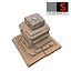 3d Model Red Temple Pack 12