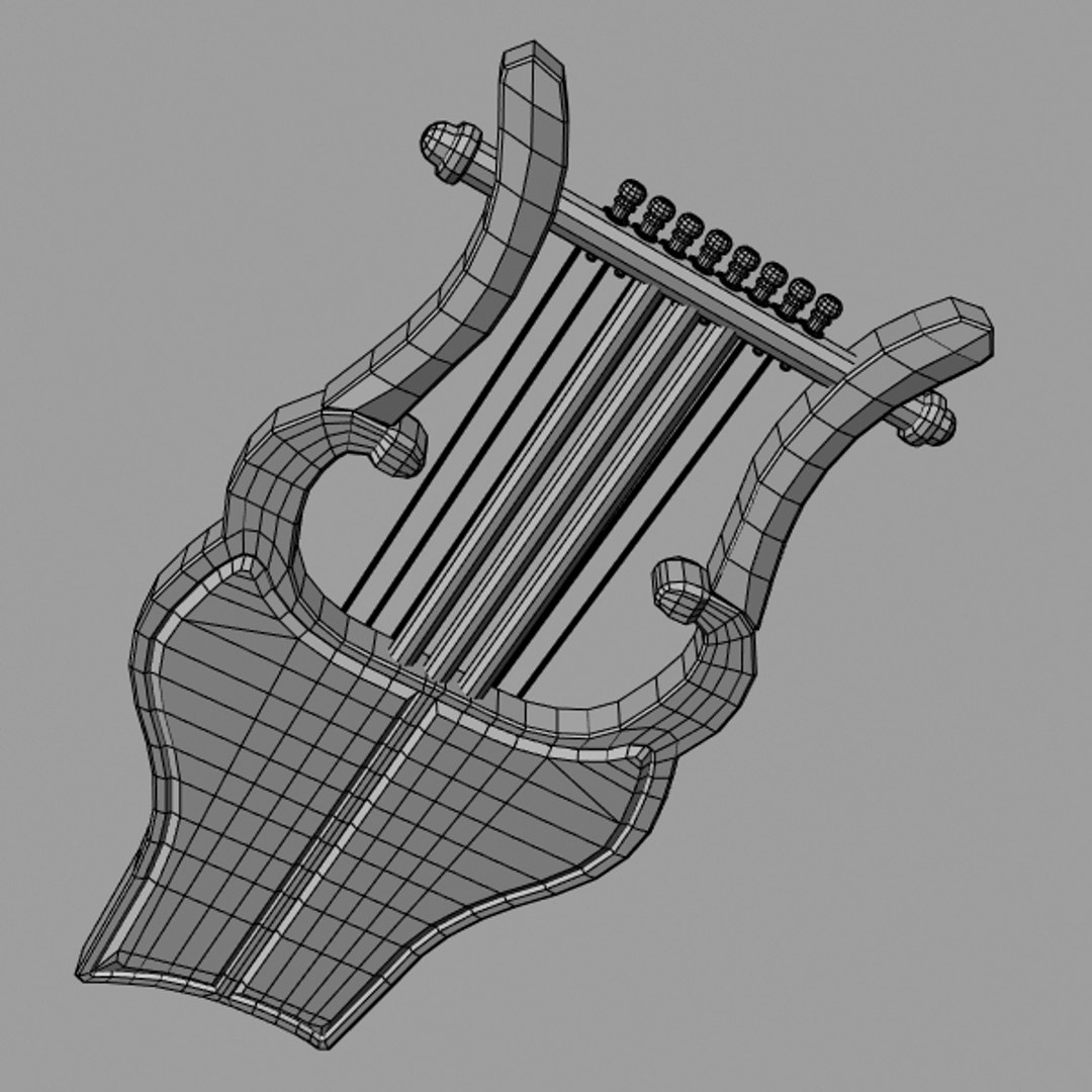 3d Model Harp
