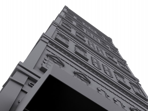3d model apartment building