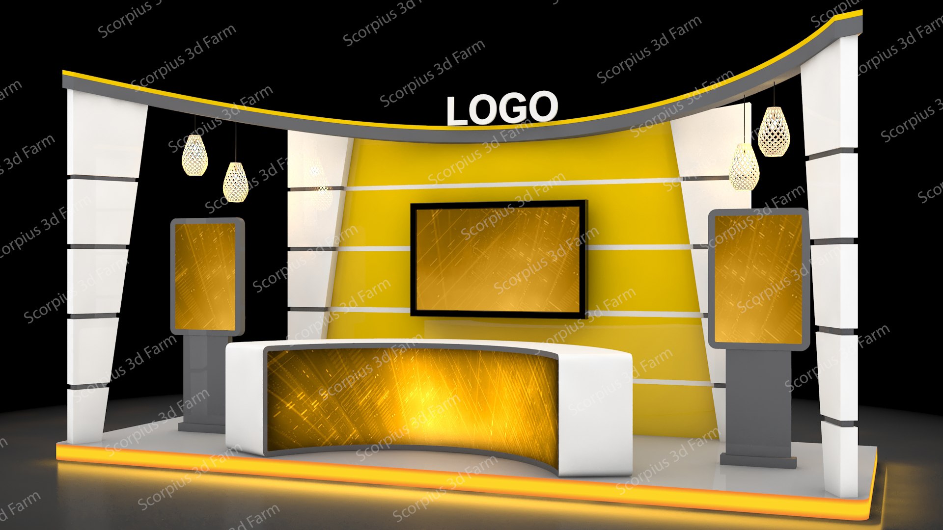 Virtual Booth 3D - TurboSquid 1819885