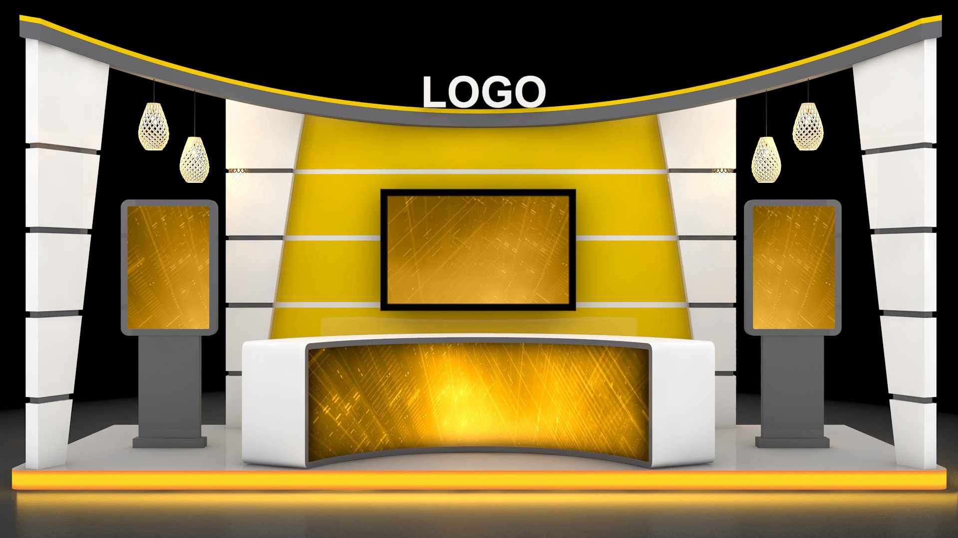 Virtual Booth 3D - TurboSquid 1819885