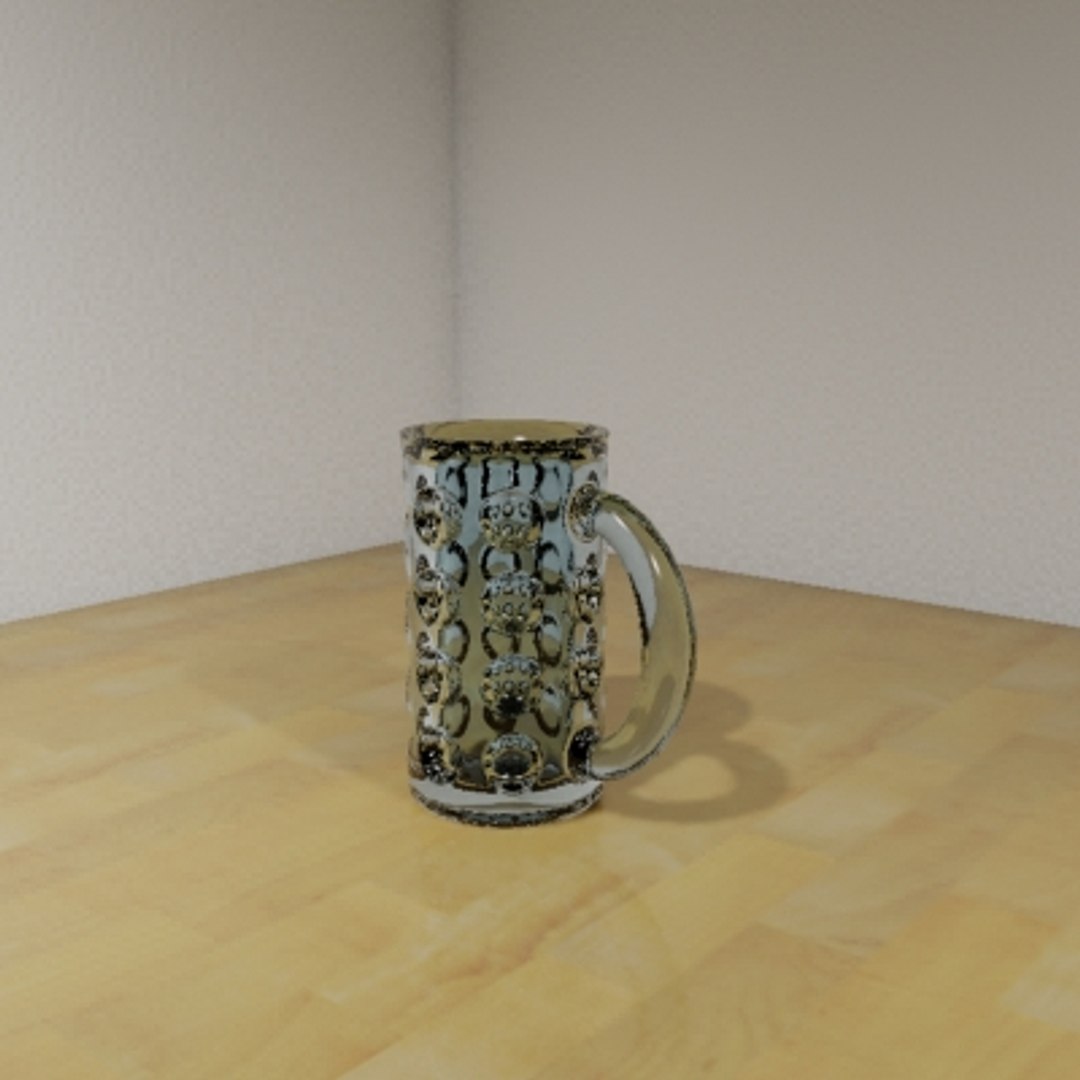 3d beer mug model