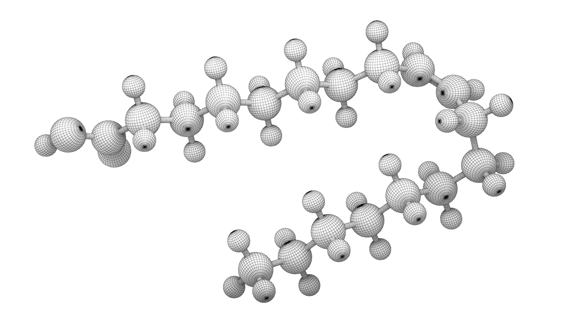 Oleic Acid - C18H34O2 Molecular Structure 3D Model - TurboSquid 1752730