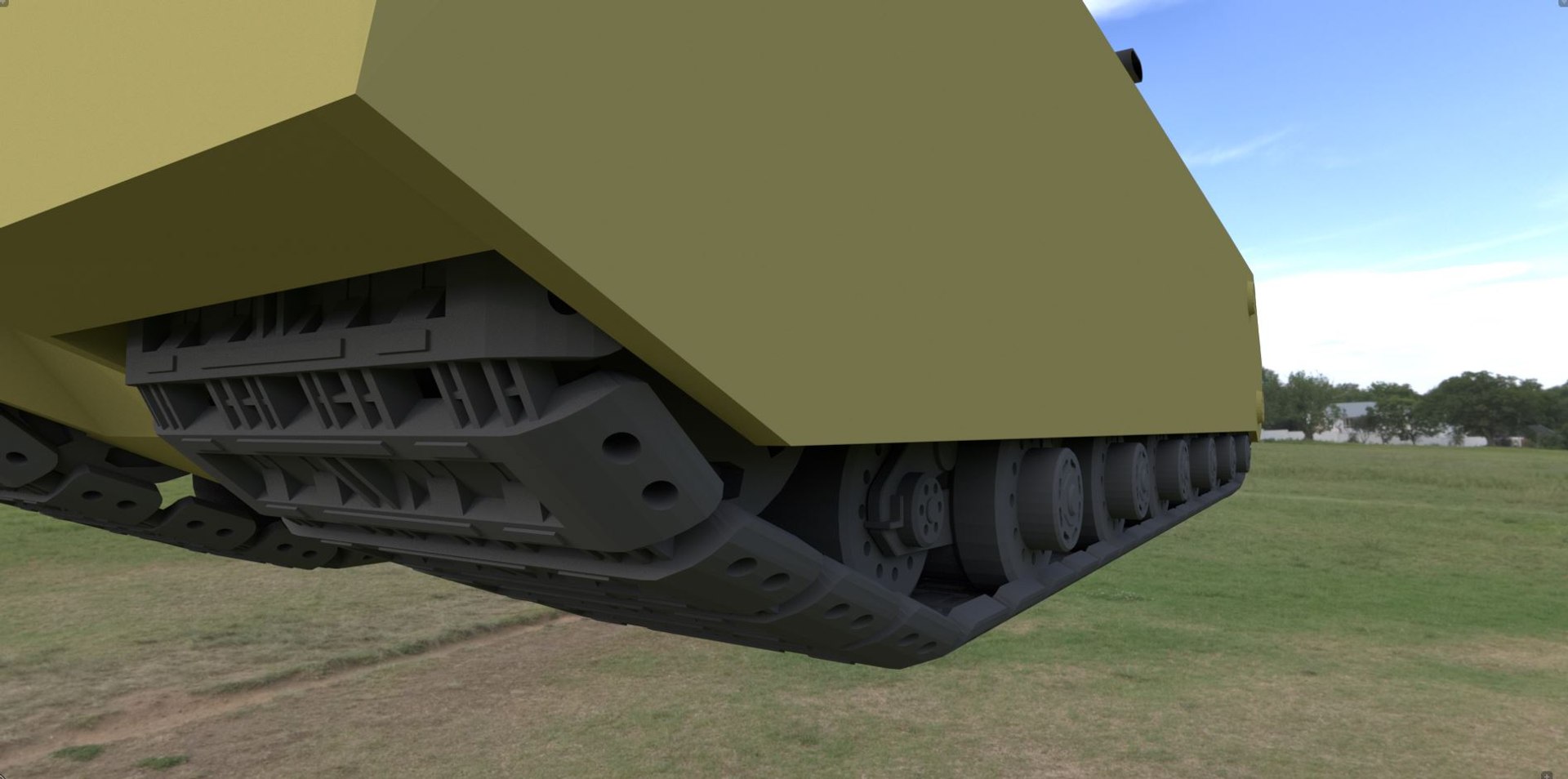 German Maus Tank 3D - TurboSquid 1611128
