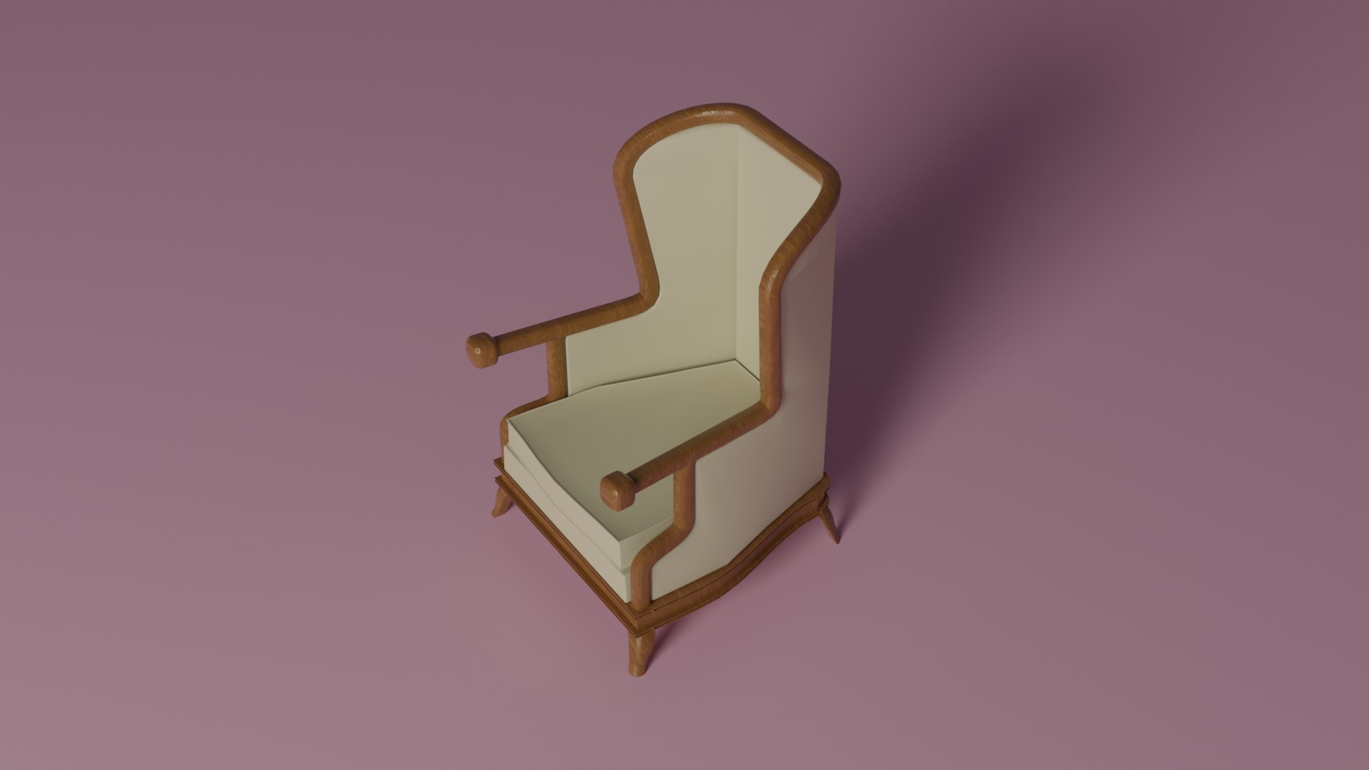 Fancy sofa chair model - TurboSquid 2005620