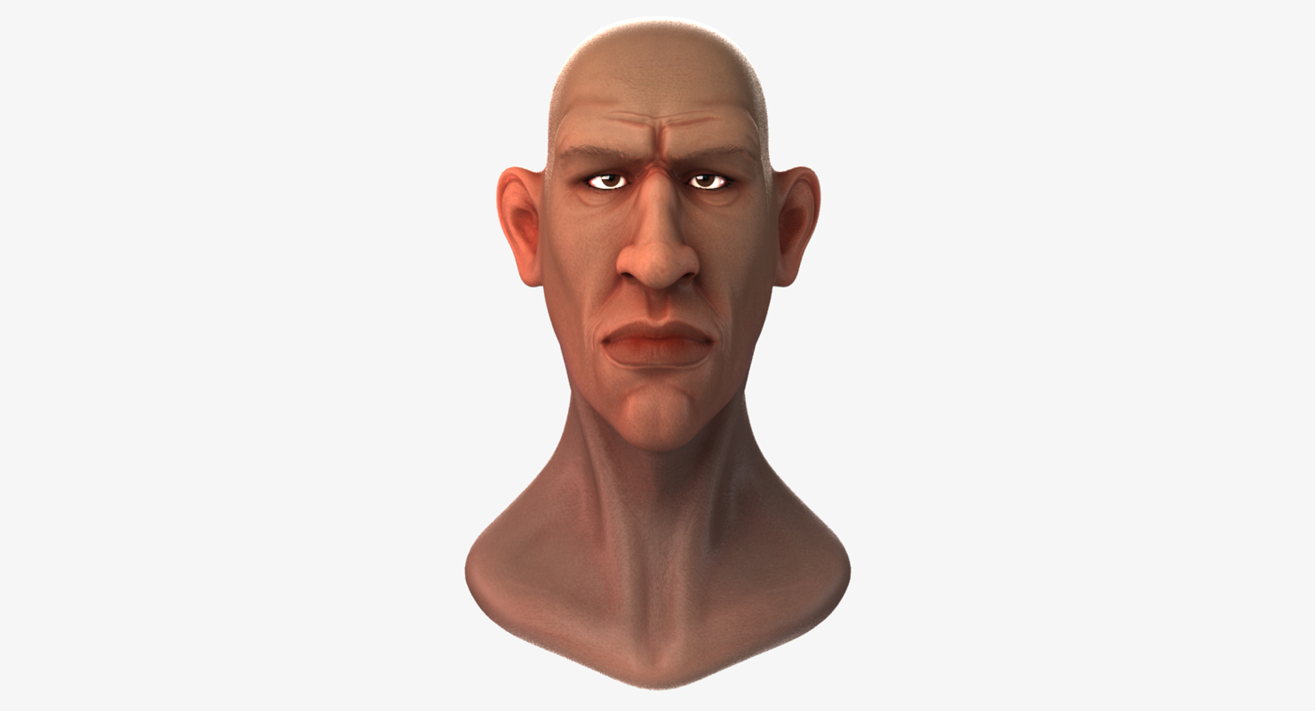 3D Male Head Model - TurboSquid 1386205