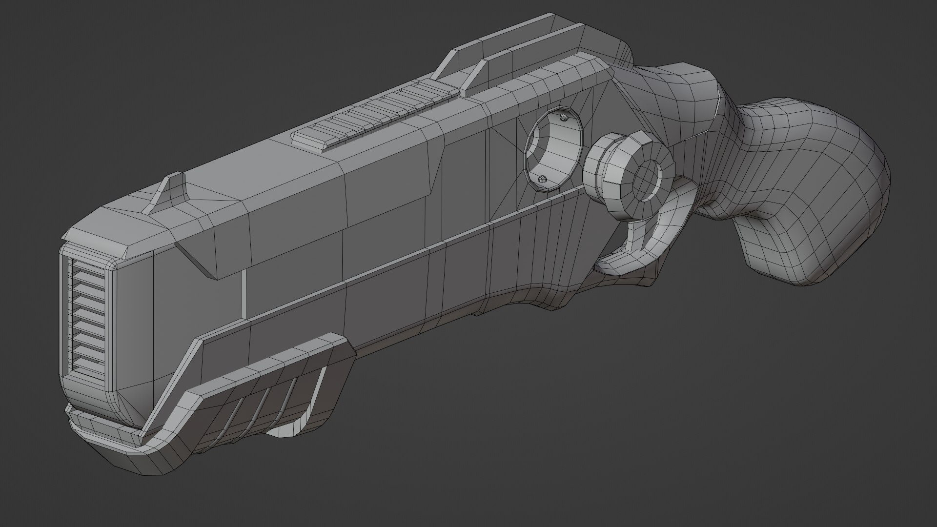 3D Sci-Fi Blaster Shotgun - TurboSquid 2067841