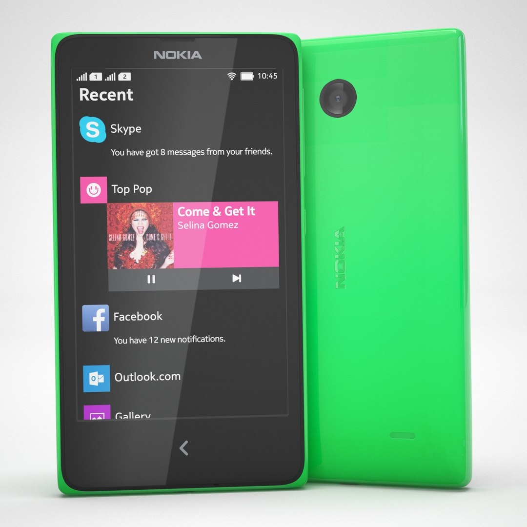 nokia x green fbx
