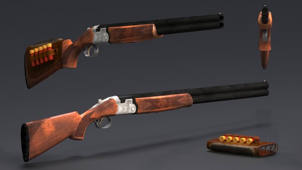 S686 gun low-poly 3D model - TurboSquid 1372483