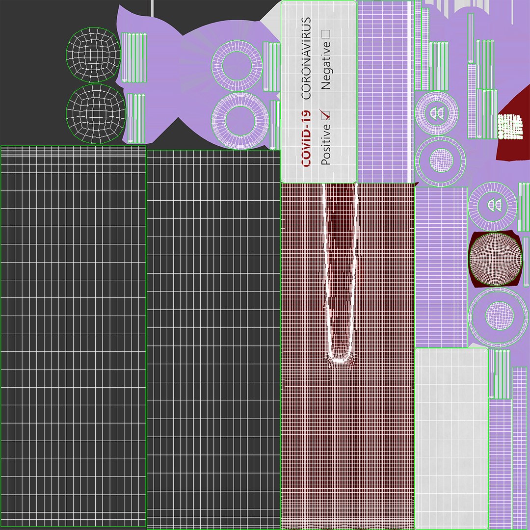 Coronavirus blood samples laying 3D model - TurboSquid 1558637