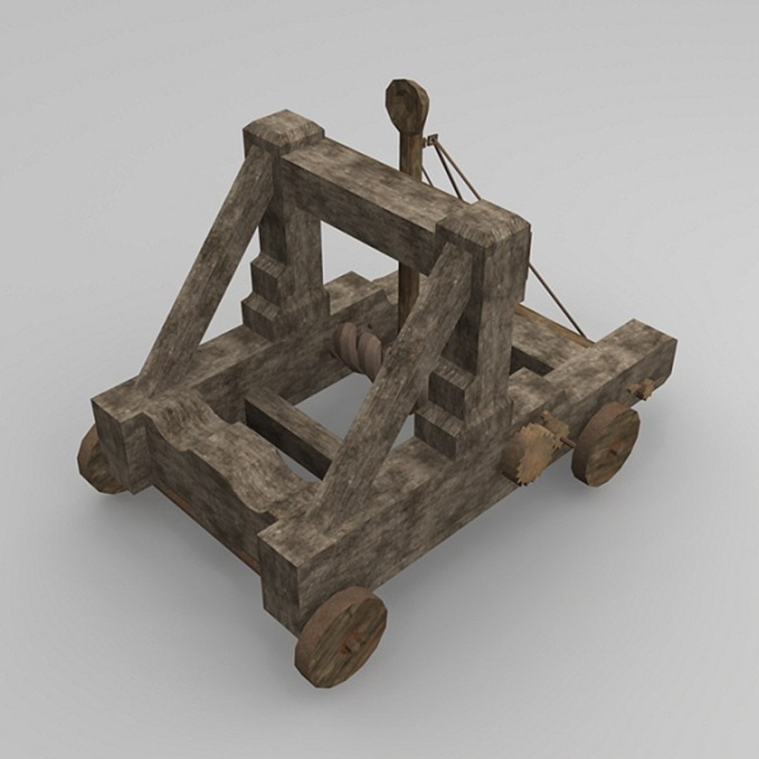 Max Low-poly Catapult Torsion