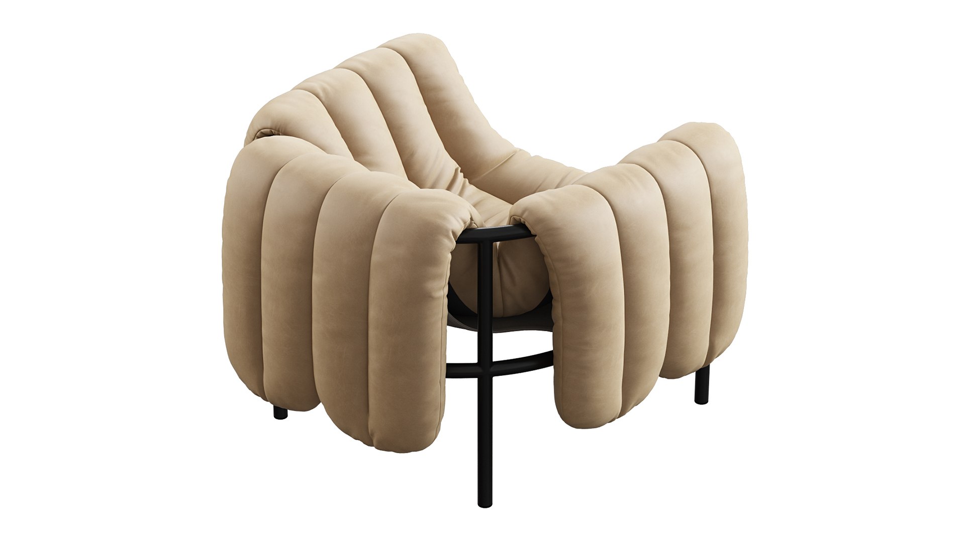 Puffy Lounge Chairc Model - TurboSquid 2227909
