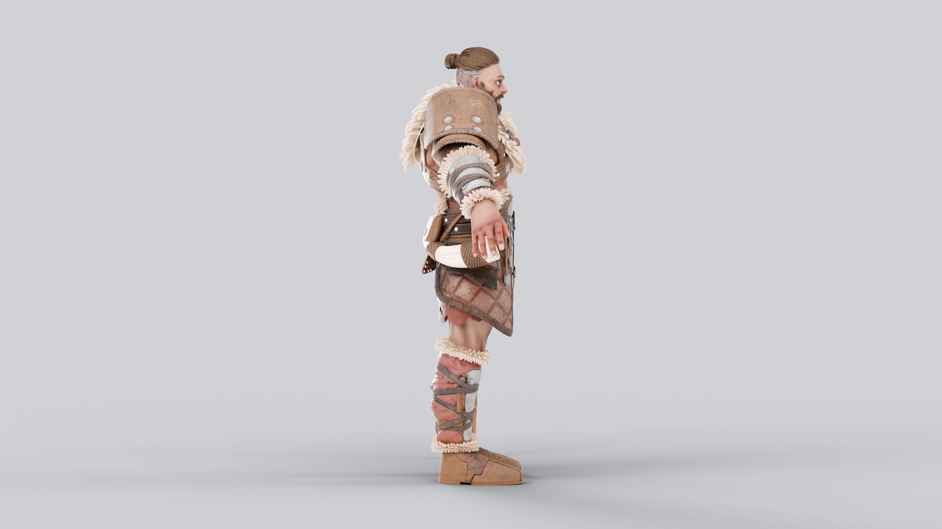 Viking Warrior Fully Rigged Game Ready Male Character 3D - TurboSquid ...