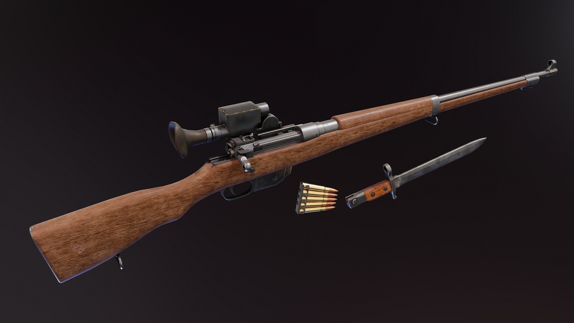 3D Ross Rifle MK3 - TurboSquid 2277201