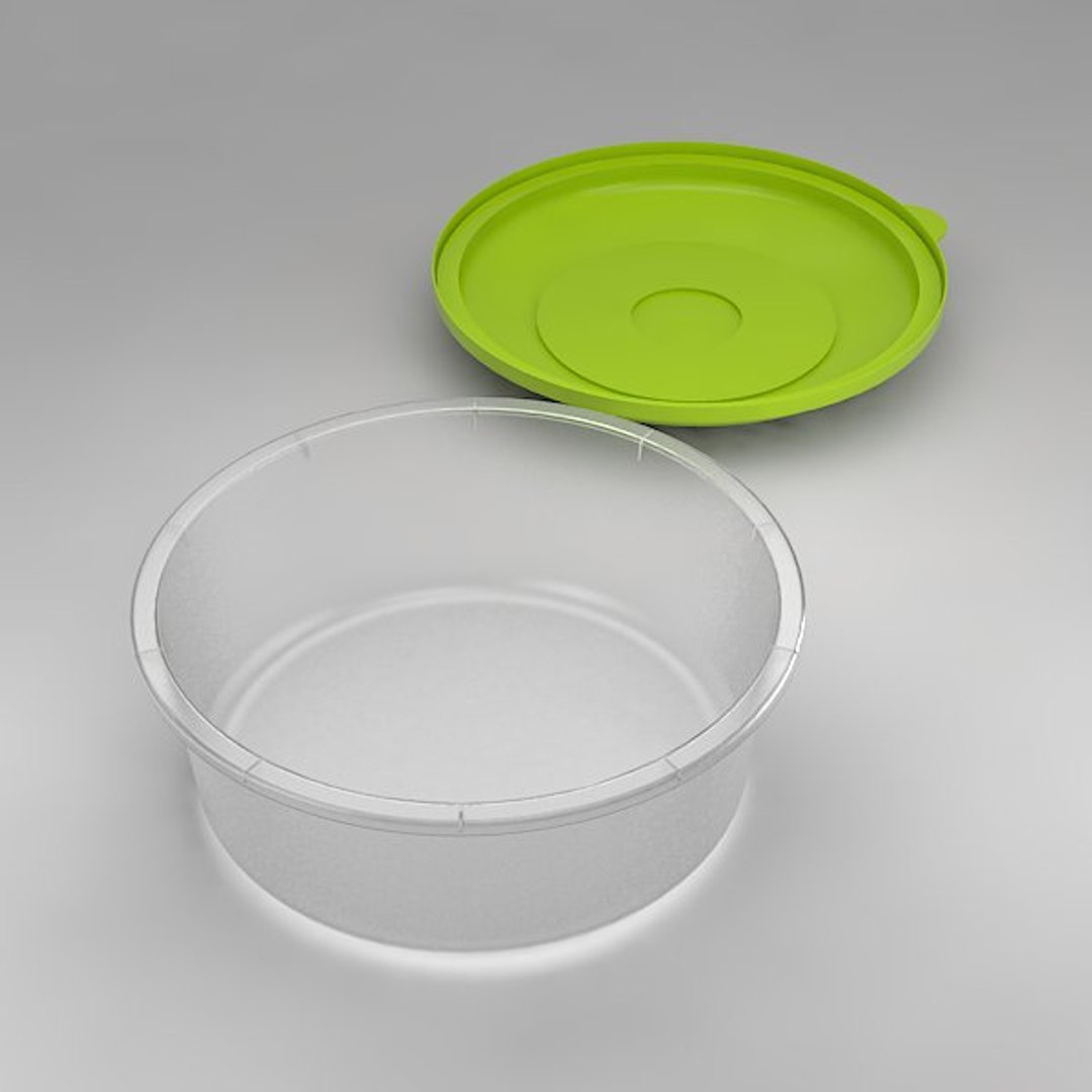 3ds Max Tupperware Food
