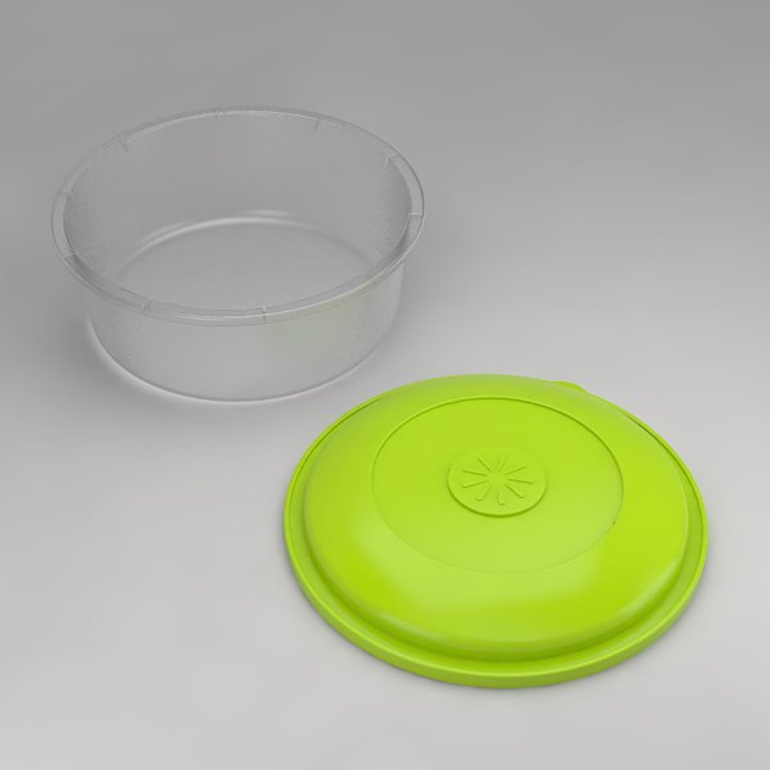 3ds Max Tupperware Food