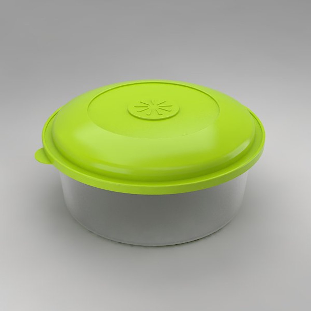 3ds Max Tupperware Food