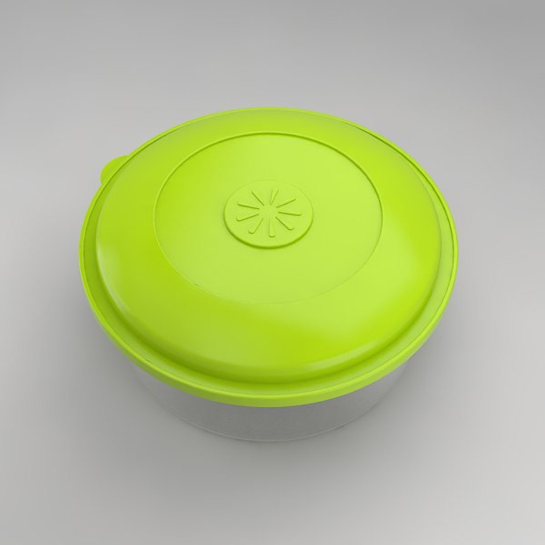 3ds Max Tupperware Food