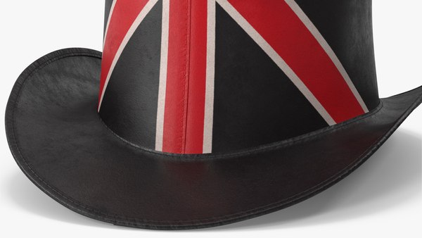 3D Union Jack Top Hat v 2 - TurboSquid 1823274