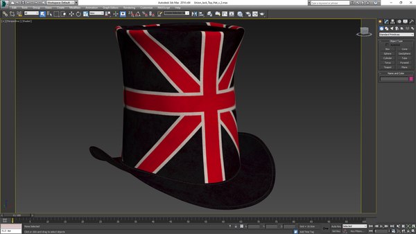3D Union Jack Top Hat v 2 - TurboSquid 1823274