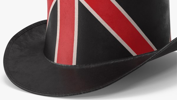 3D Union Jack Top Hat v 2 - TurboSquid 1823274