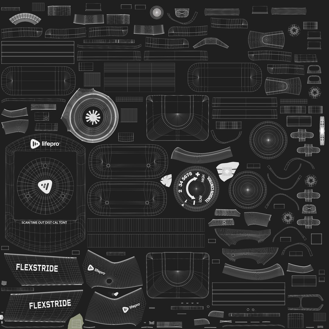 UNDER DESK ELLIPTICAL 3D Model - TurboSquid 2255103