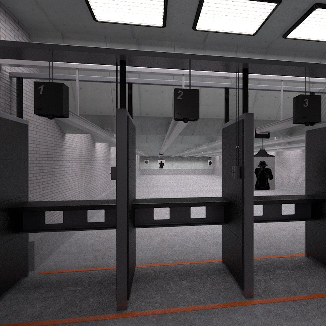 Shooting Range Model - TurboSquid 1427014