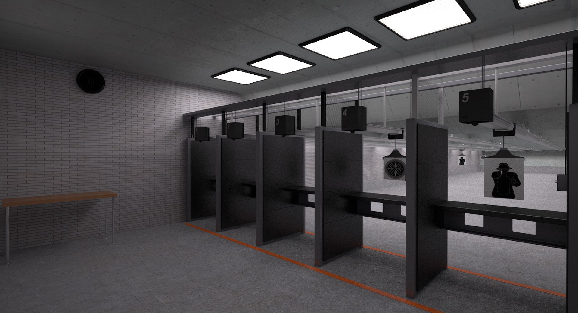 Shooting Range Model - TurboSquid 1427014