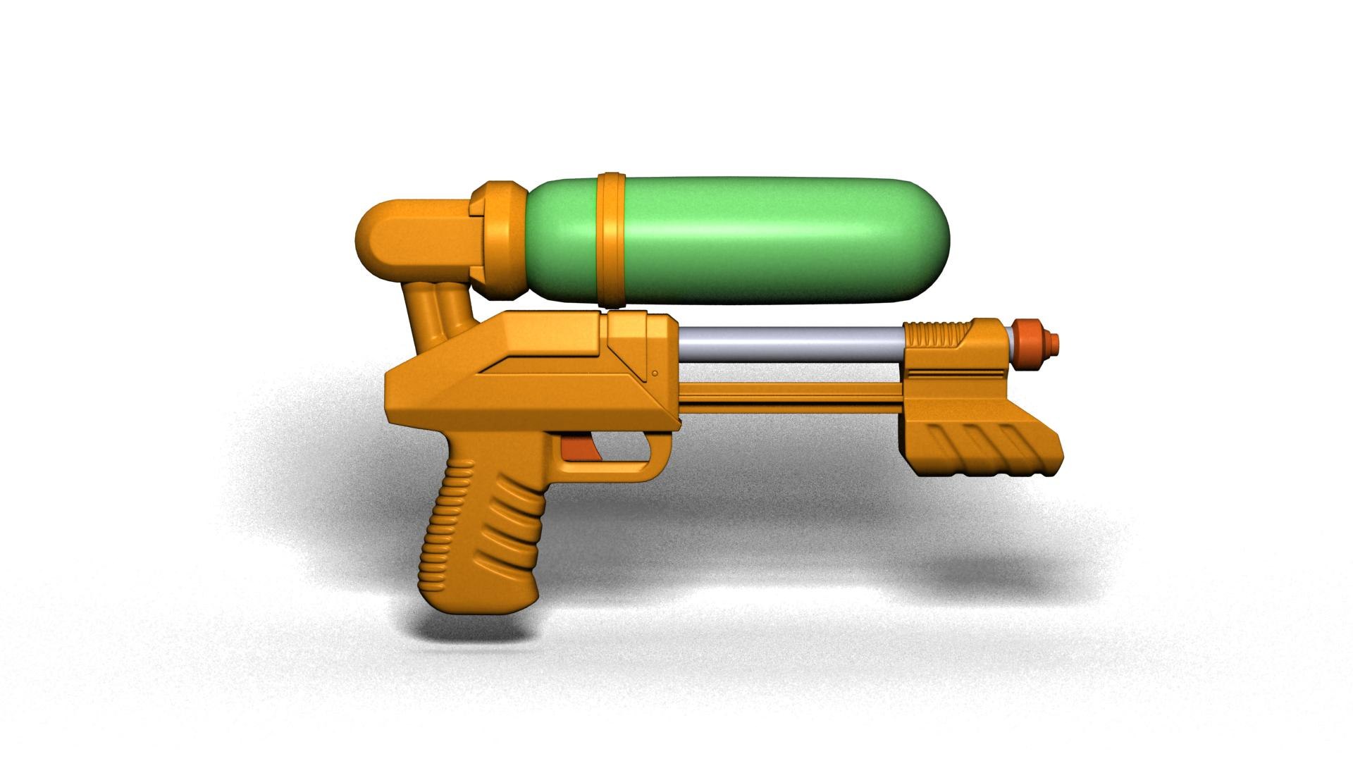 Water Gun high and low poly3D模型 - TurboSquid 2046998