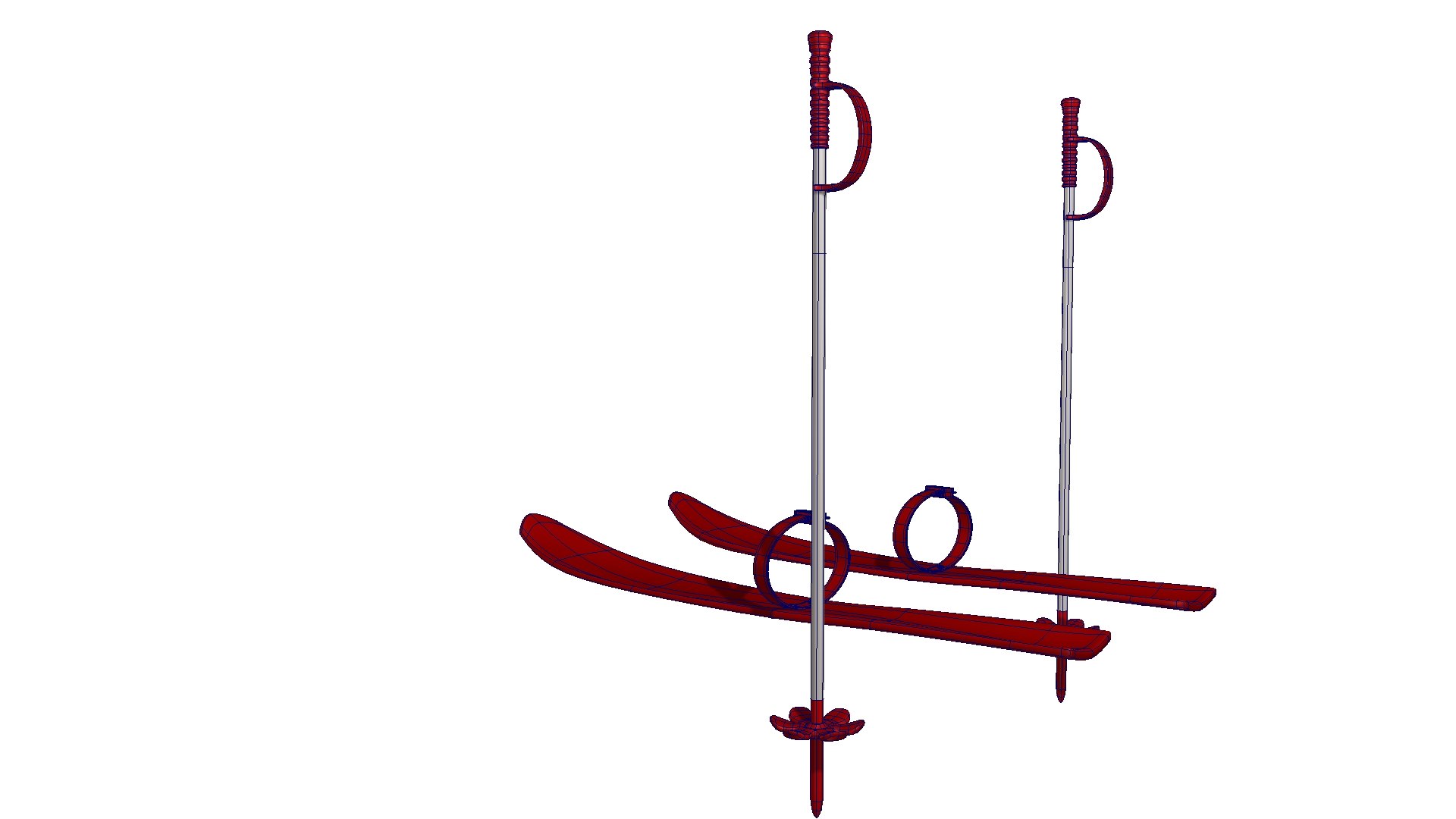 Ski Set 3D Model - TurboSquid 1152943