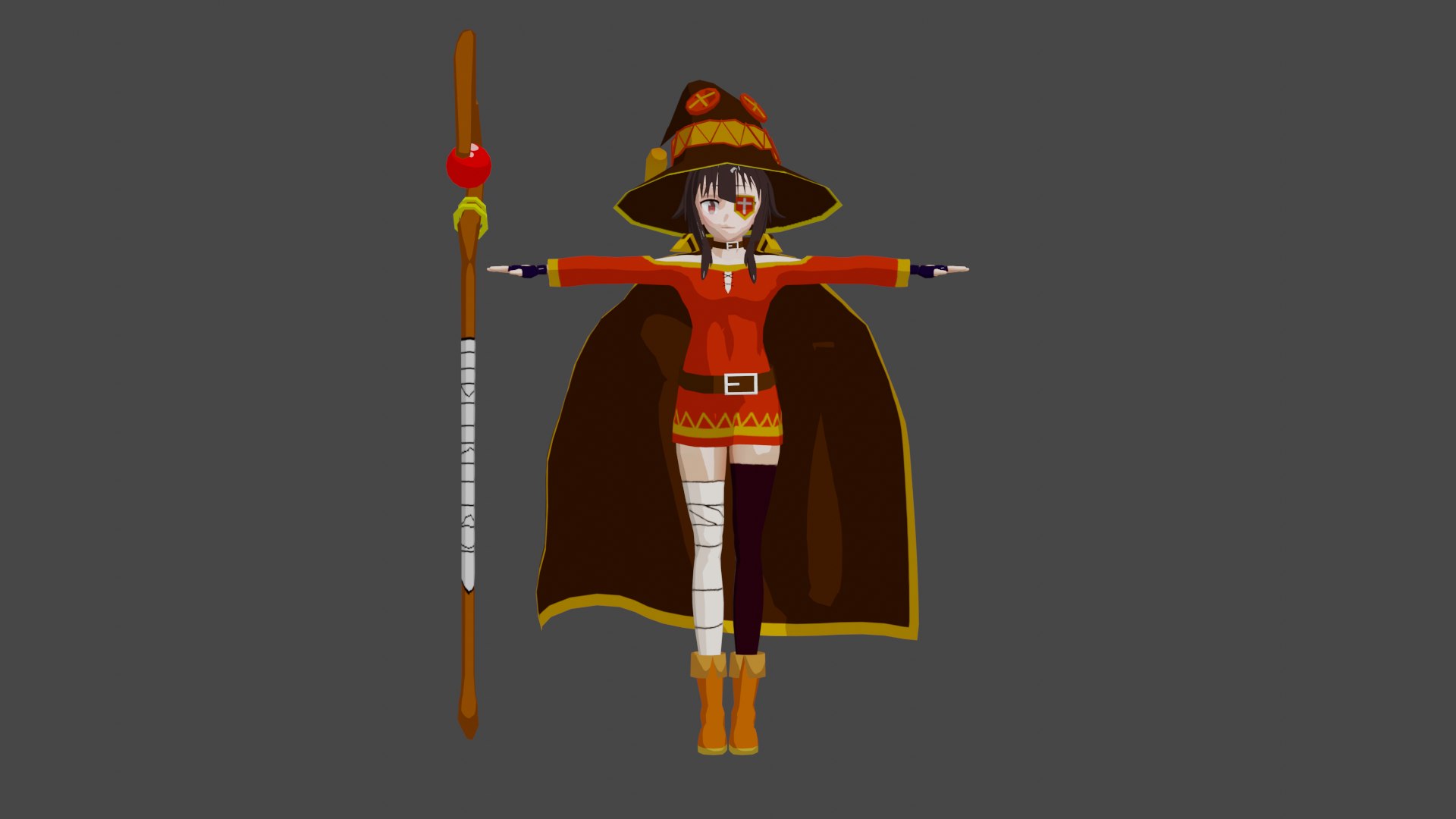 3D Megumin - TurboSquid 1722594