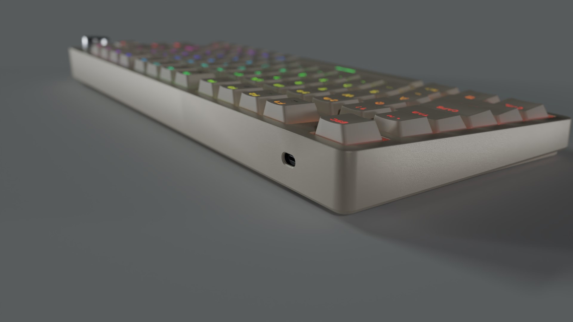 VortexSeries GT-8 Wireless RGB Mechanical Keyboard White Model ...