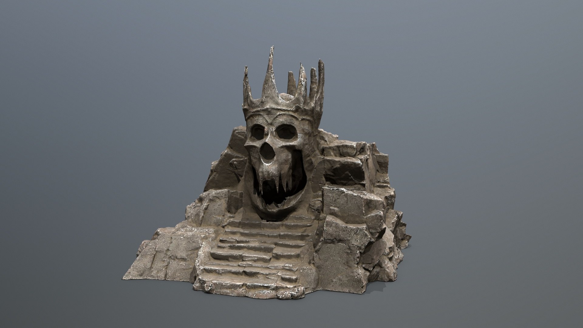 3D Skull Cave Model - TurboSquid 2368107