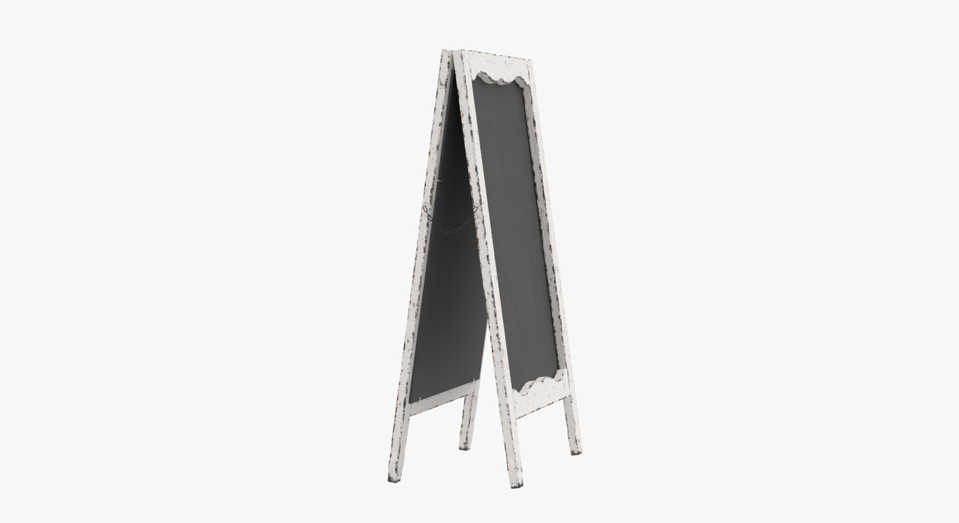 Chic Menu Board 3D Model - TurboSquid 1412260