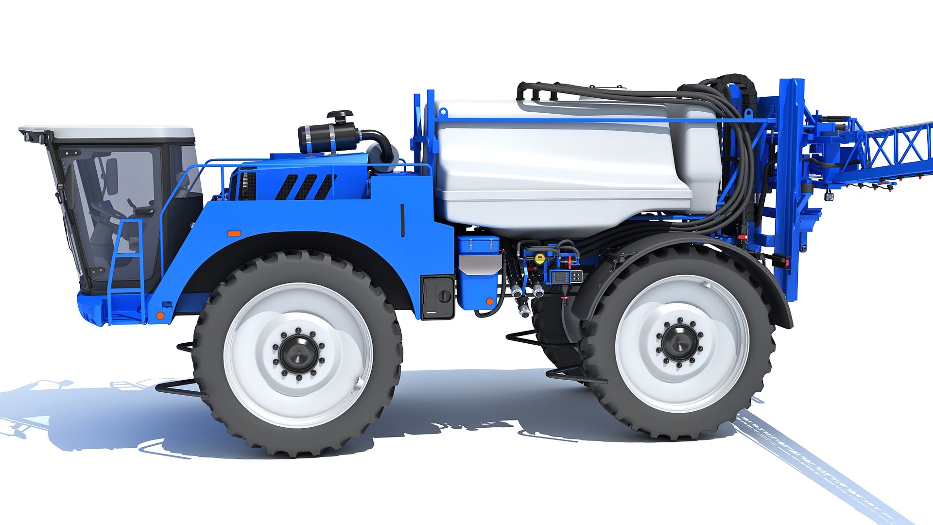 Self Propelled Farm Sprayer 3D Model - TurboSquid 2395236