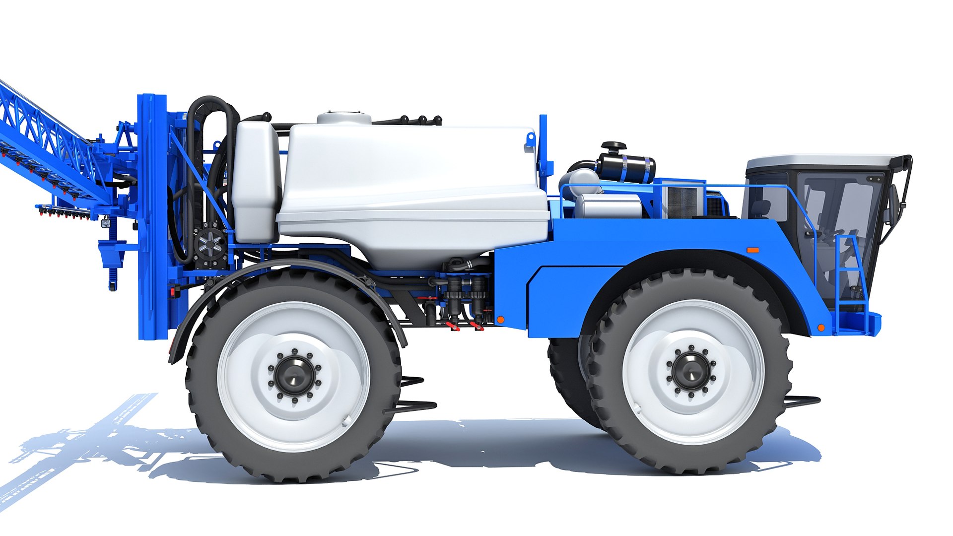 Self Propelled Farm Sprayer 3D Model - TurboSquid 2395236