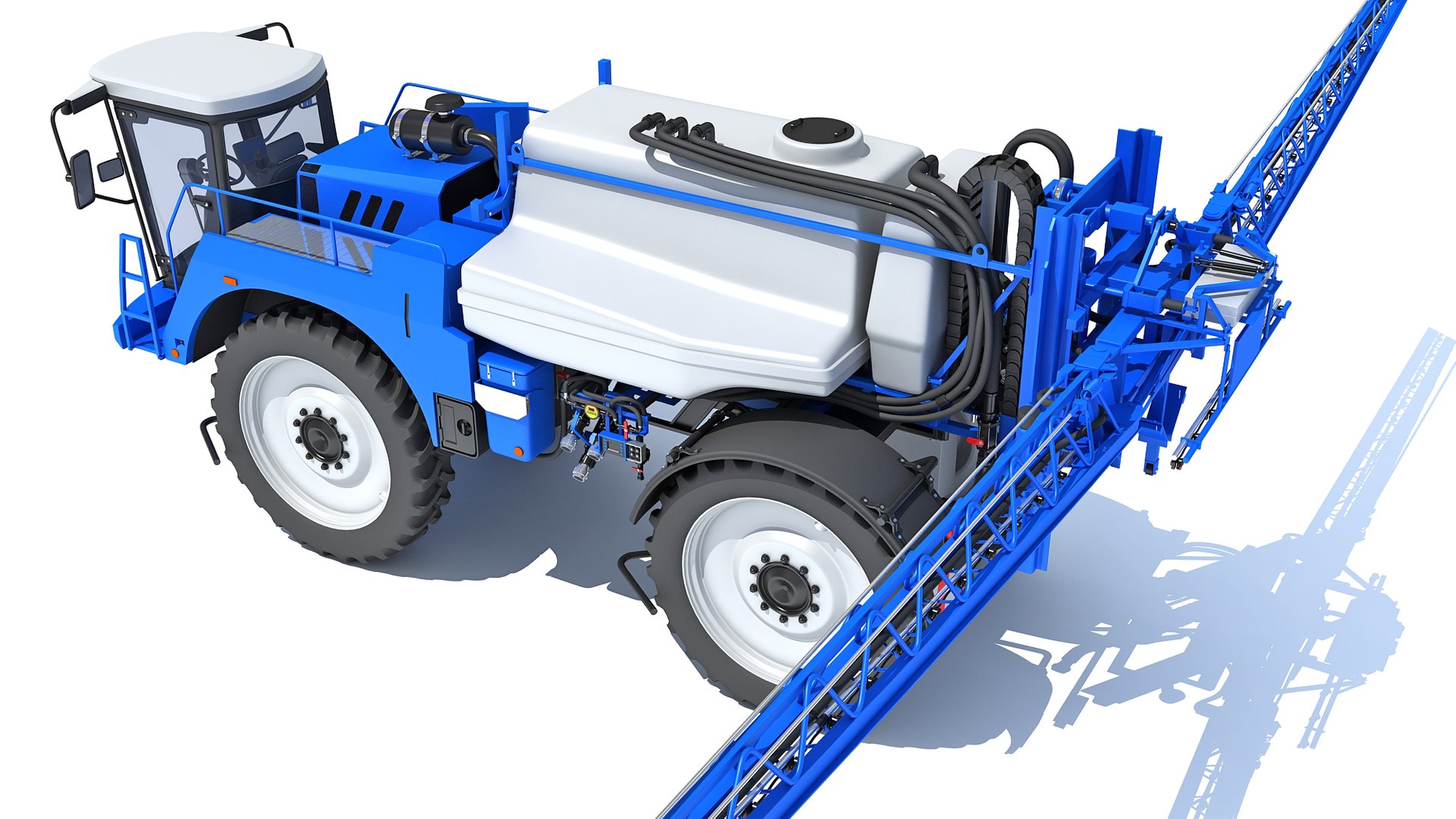 Self Propelled Farm Sprayer 3D Model - TurboSquid 2395236
