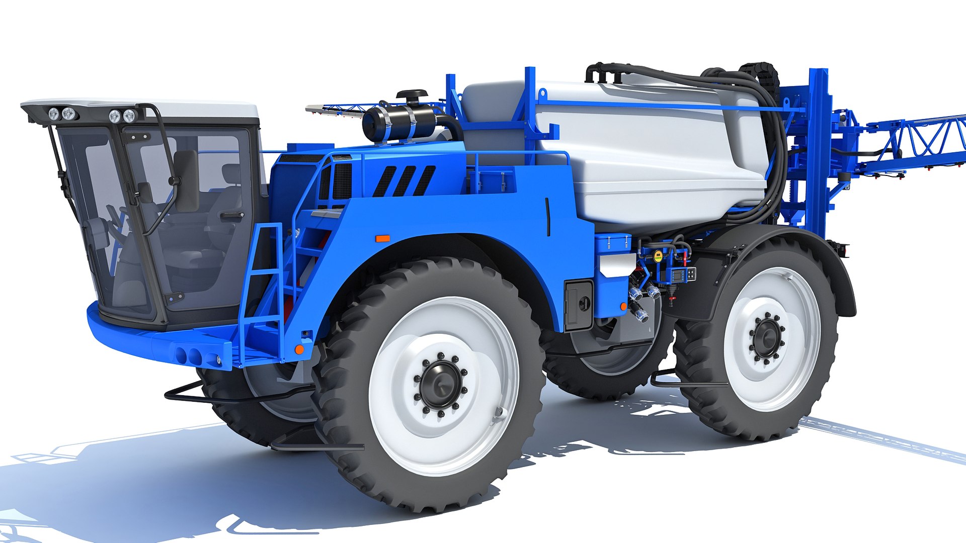 Self Propelled Farm Sprayer 3D Model - TurboSquid 2395236