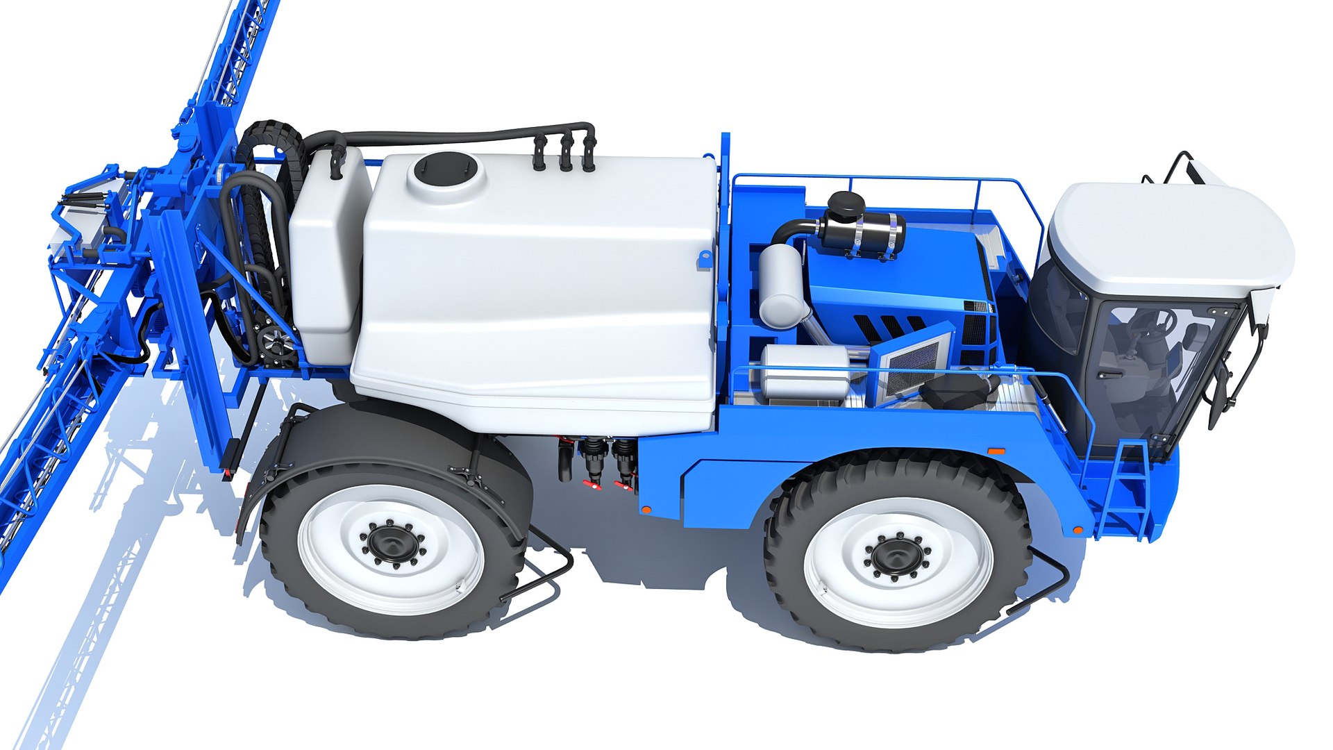 Self Propelled Farm Sprayer 3D Model - TurboSquid 2395236