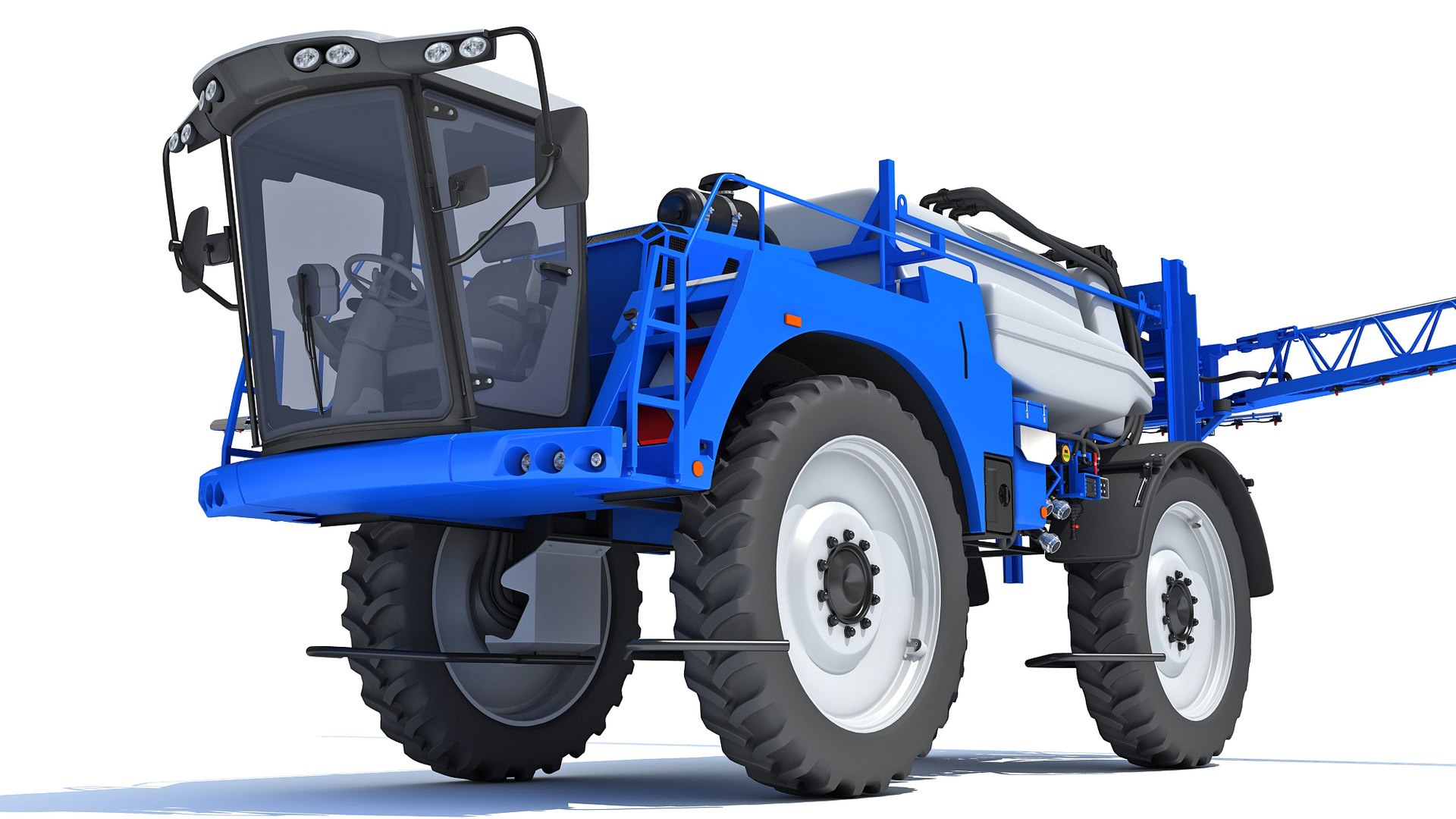 Self Propelled Farm Sprayer 3D Model - TurboSquid 2395236