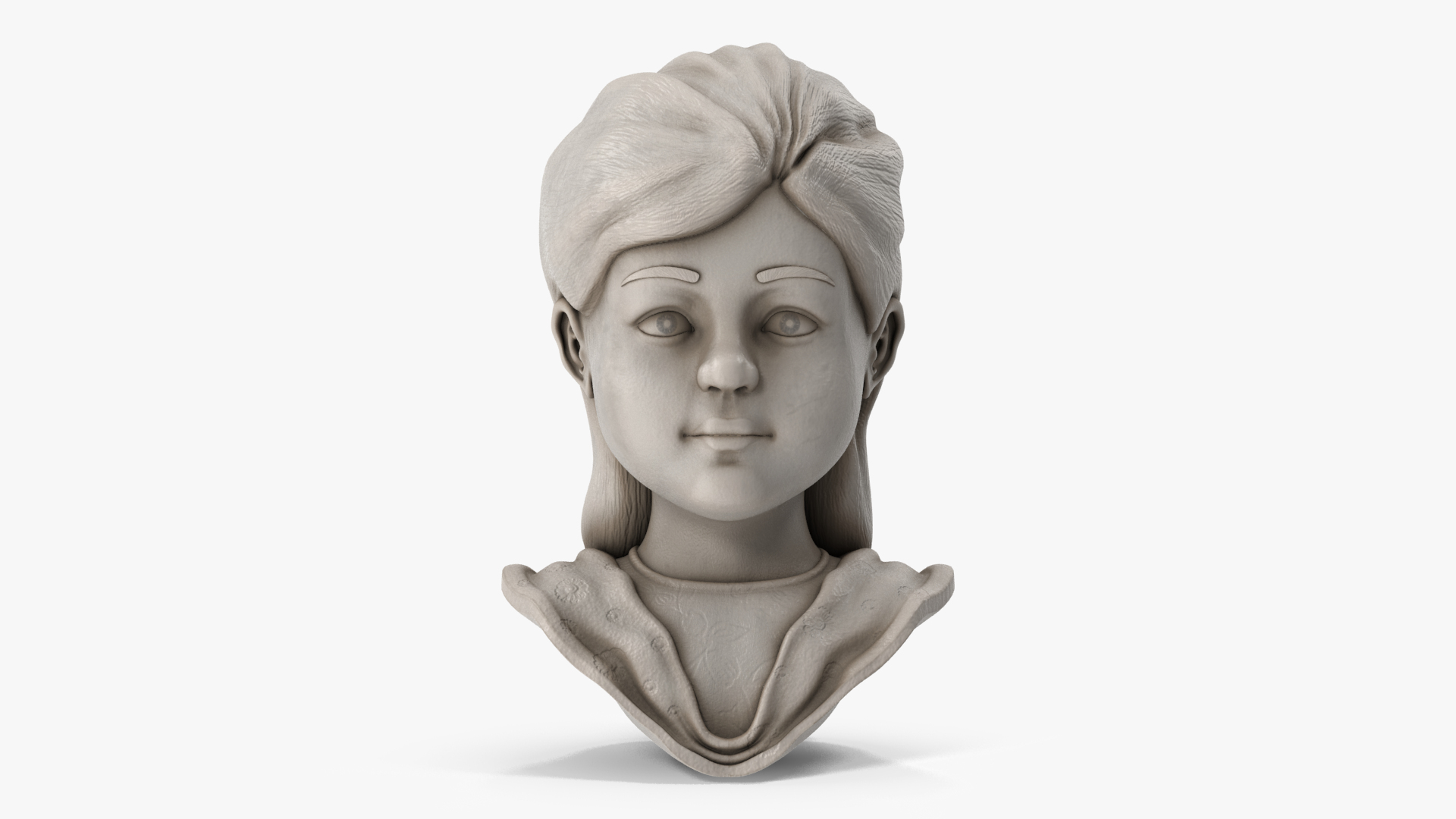 Statue Girl 3d Model