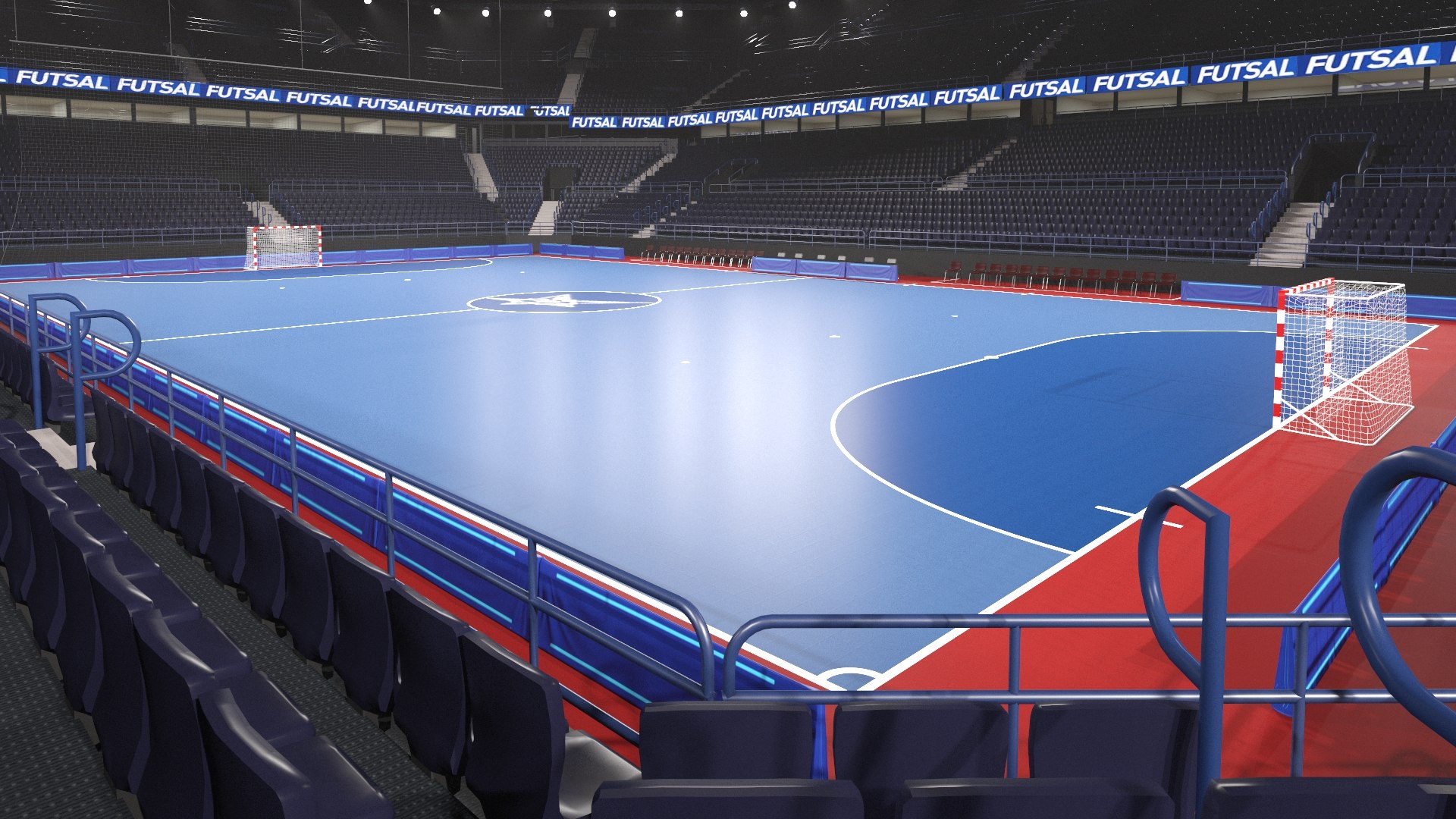 3D Model Futsal Arena 1 - TurboSquid 2016889