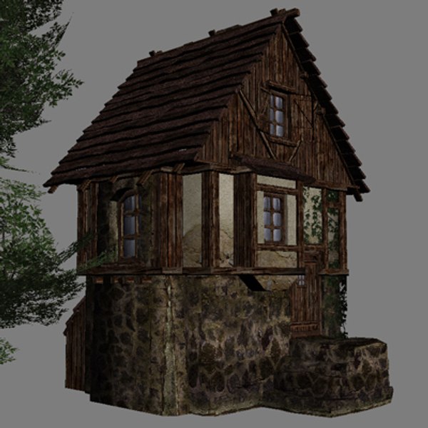 fantasy buildings 3d model