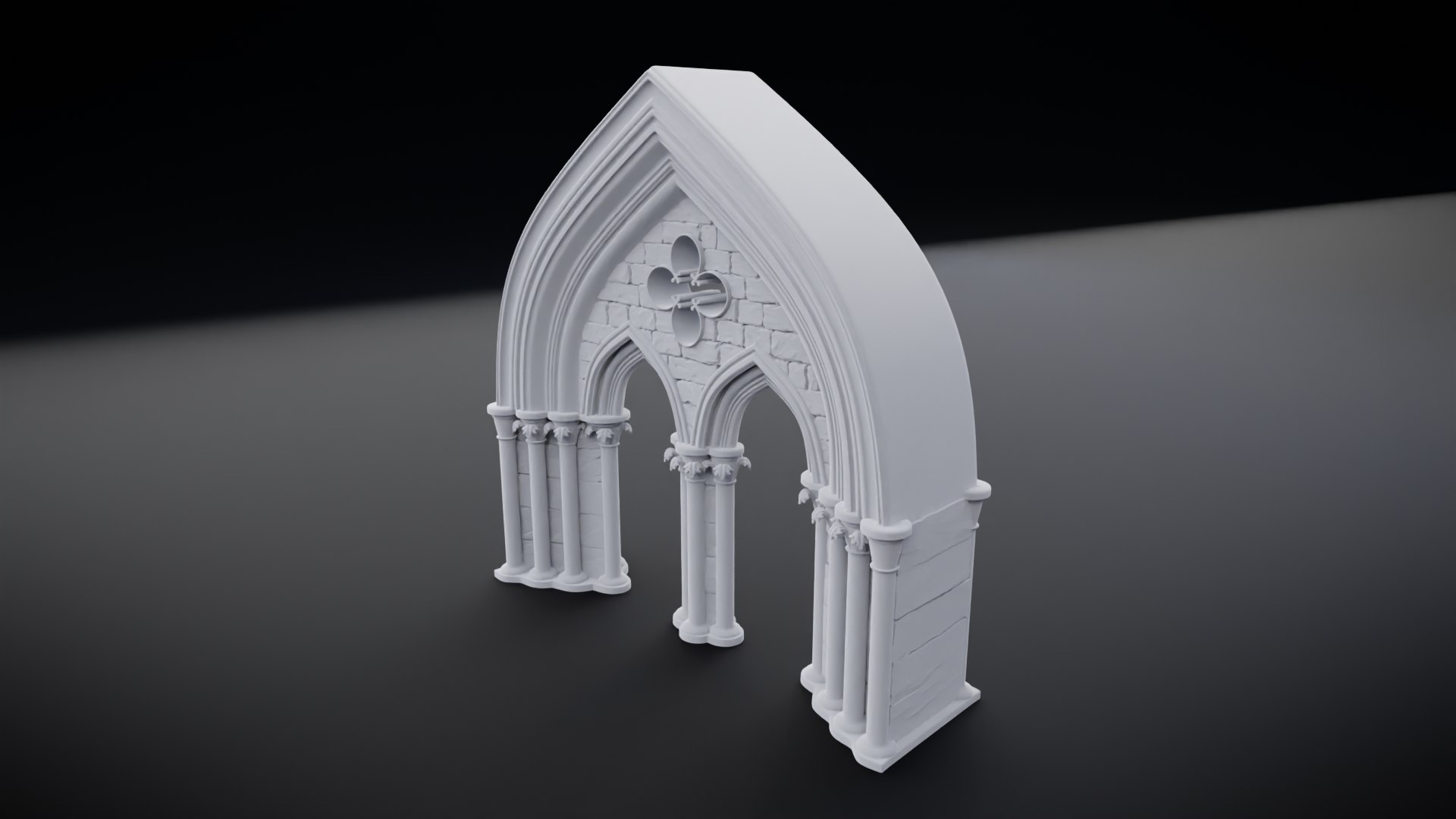 3D модель Готическая арка - TurboSquid 2148004