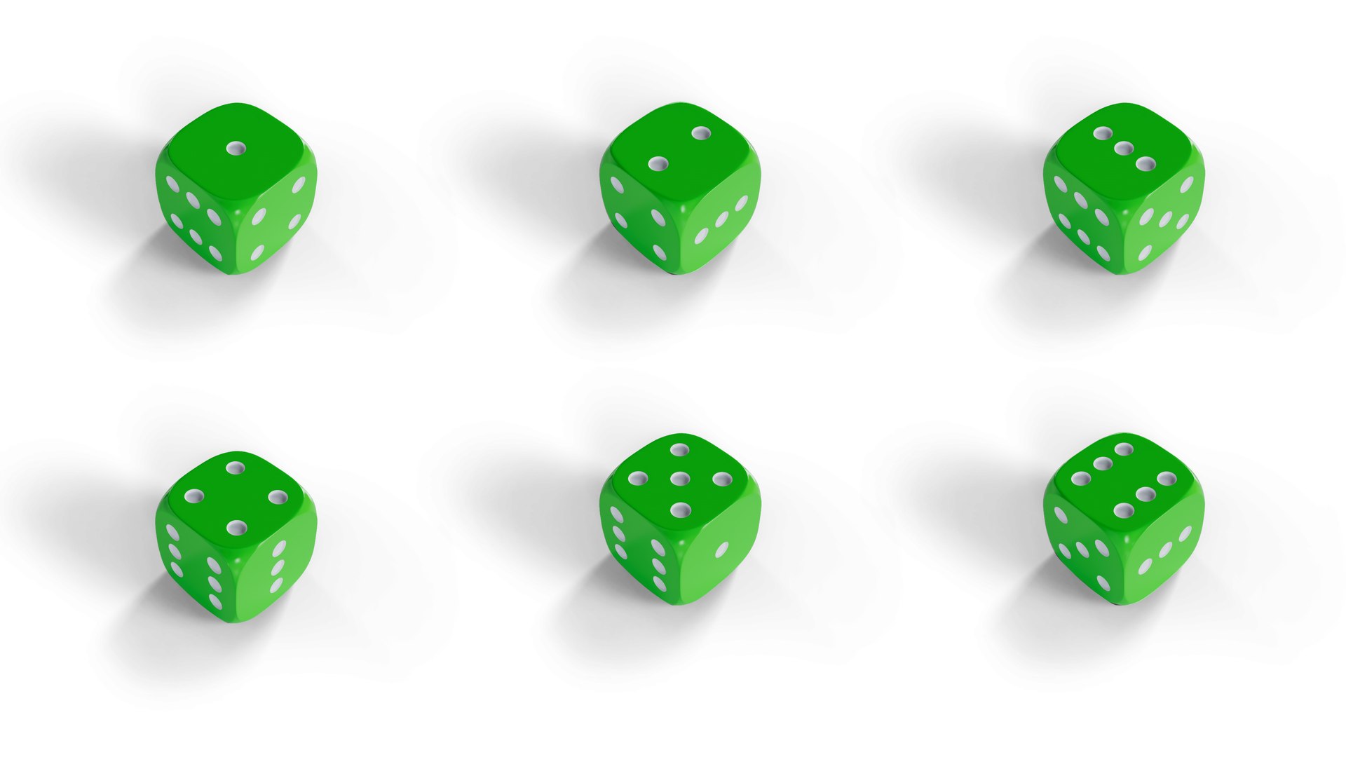 3D Colorful Dice 3D - TurboSquid 2091743