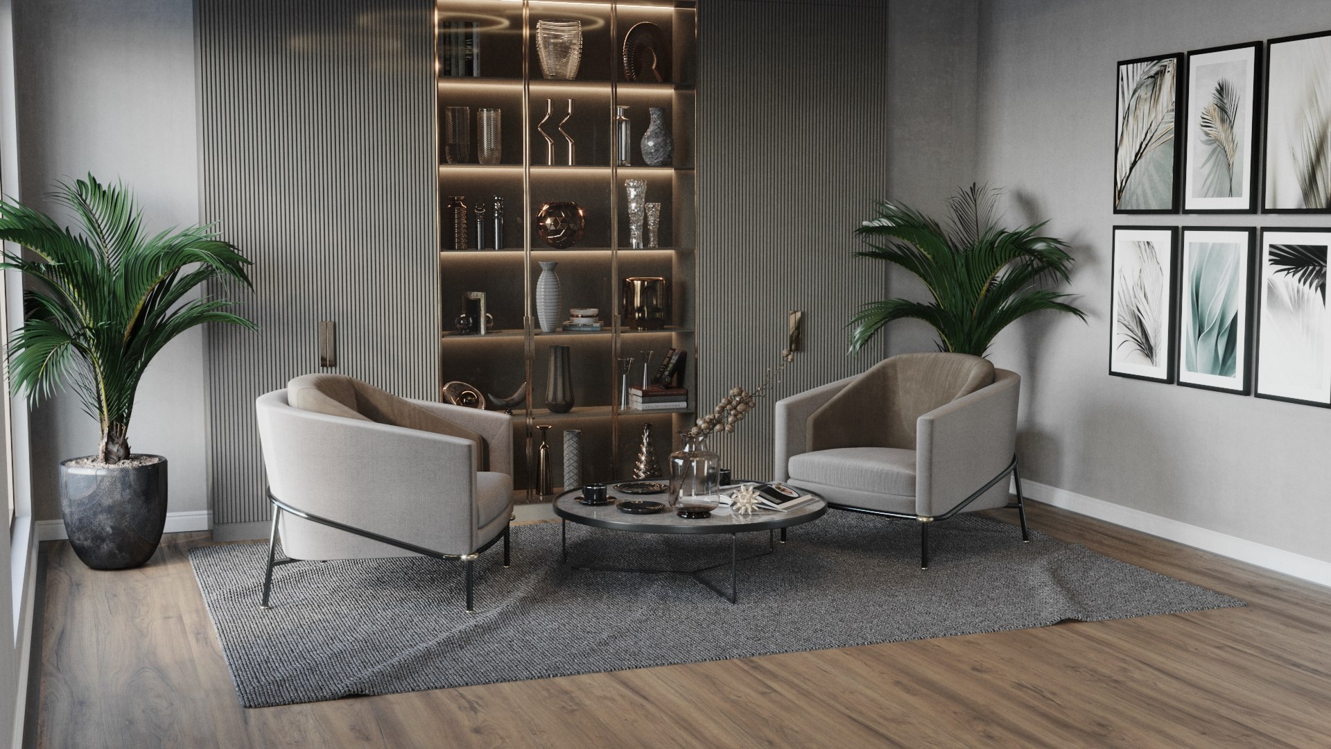 Interior design scene 3D model - TurboSquid 1902759