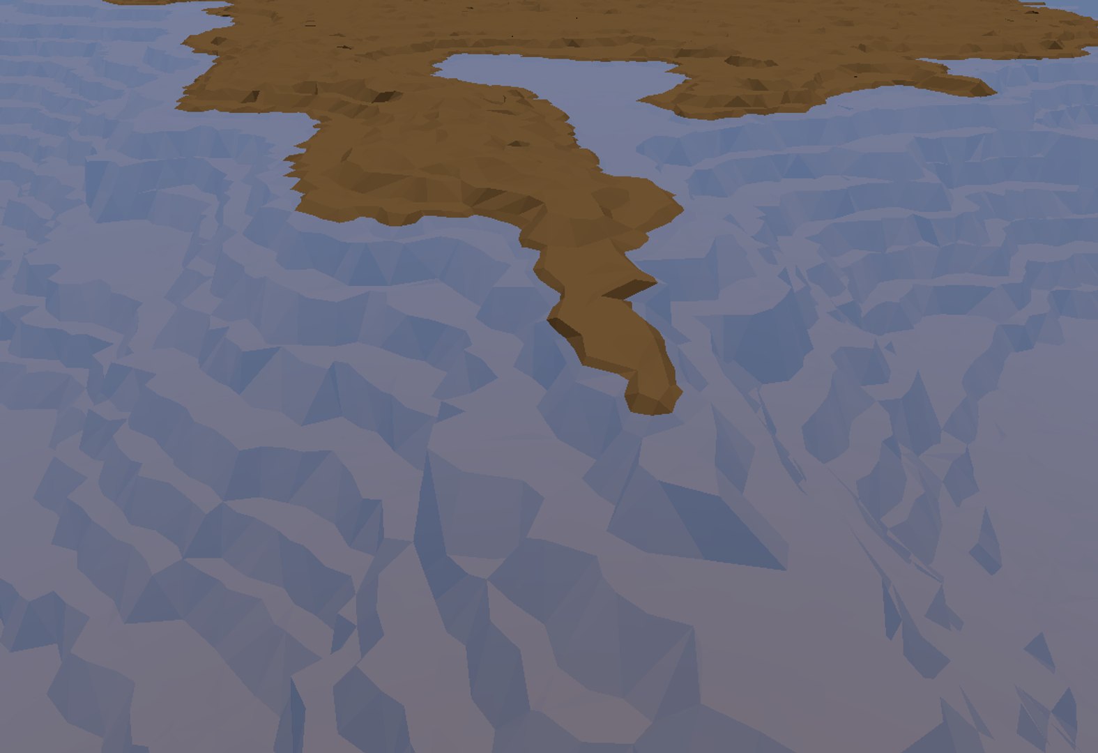 Island Sea Terrain 3d Model