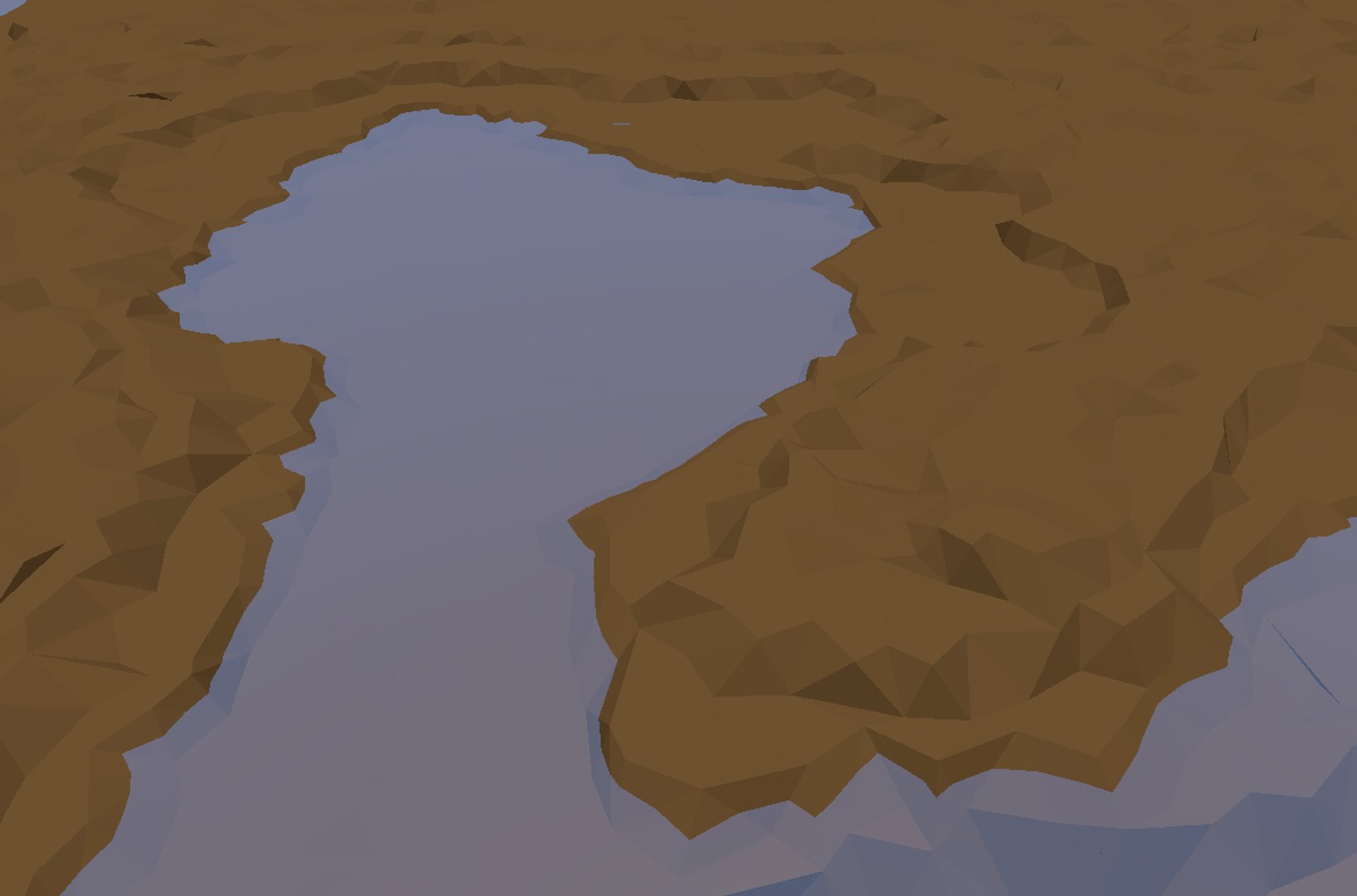 Island Sea Terrain 3d Model
