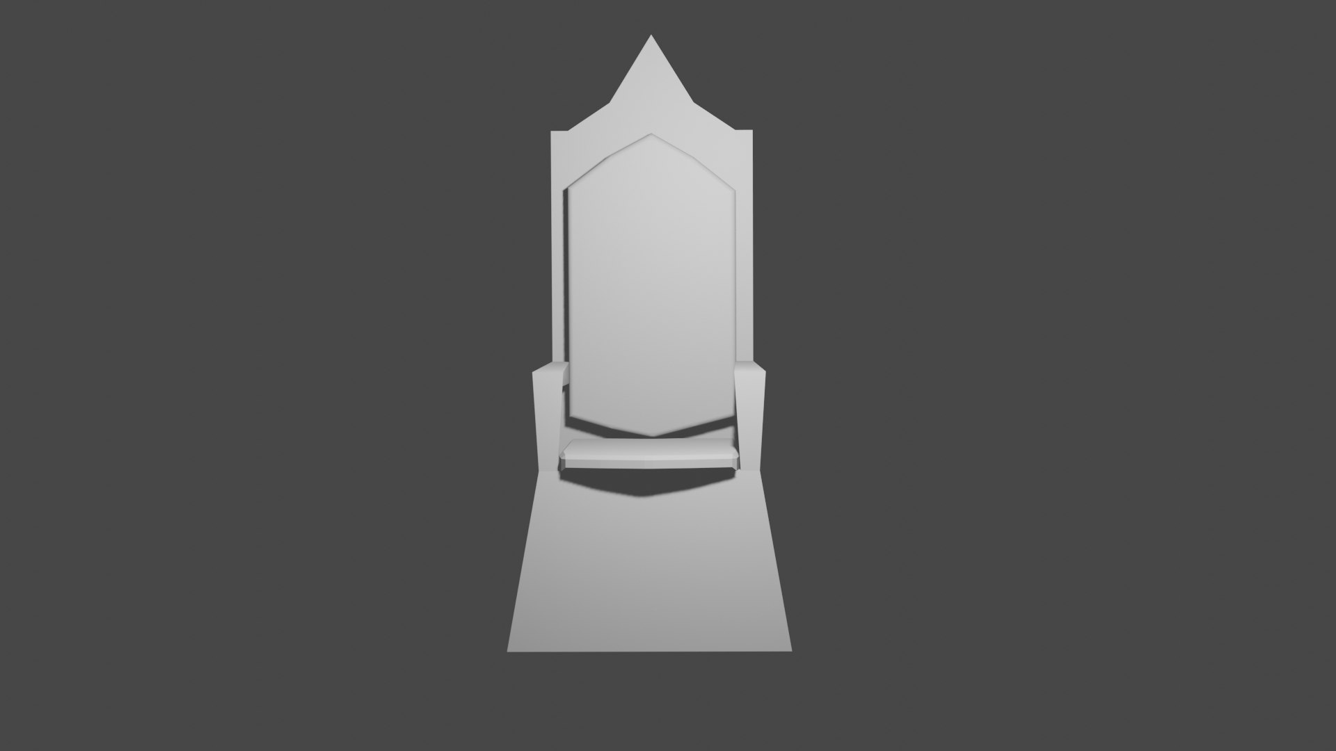Simple Throne 3D Model - TurboSquid 2058358