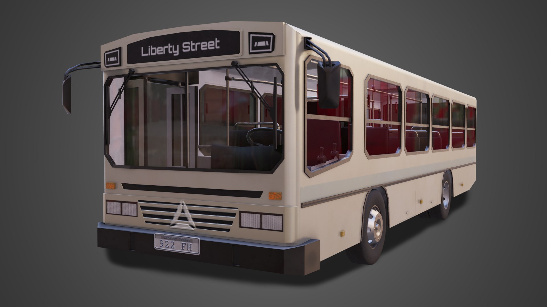 Bus Low poly 3D model - TurboSquid 1802278